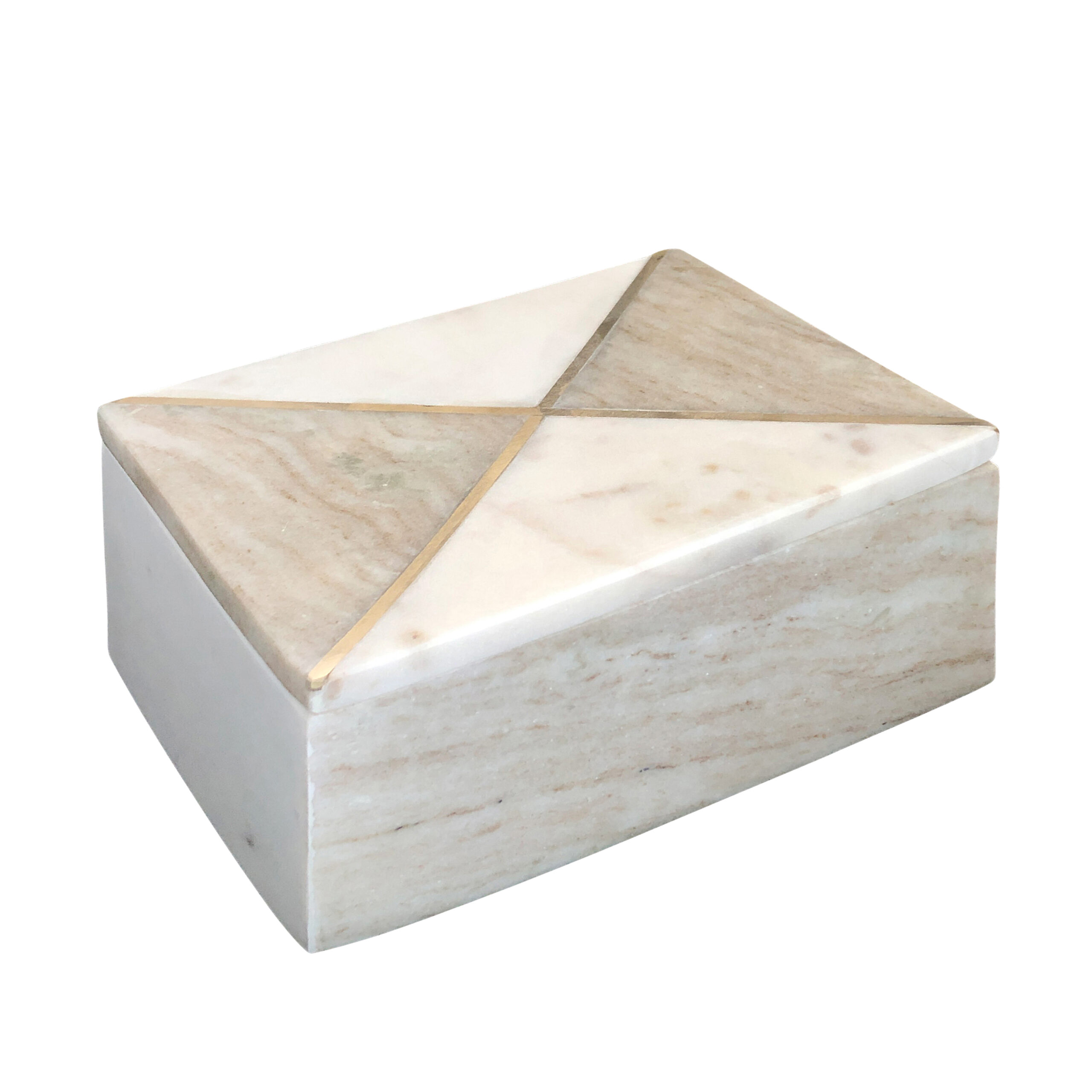Sagebrook Home Marble 7x5 Rectangular Box W/ Inlay Rent to Own | Becca ...